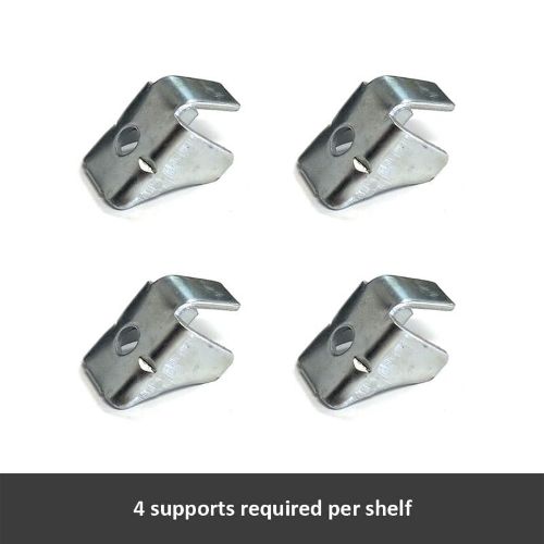 Metal Cabinet Shelf Supports 4pk
