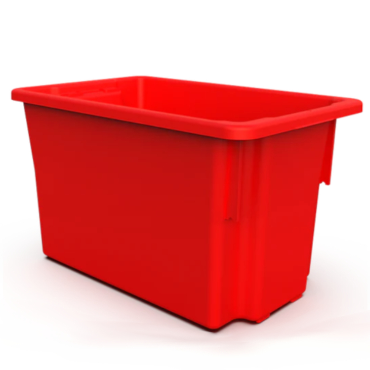 Stack and Nest Tub - Food Grade Red 68L